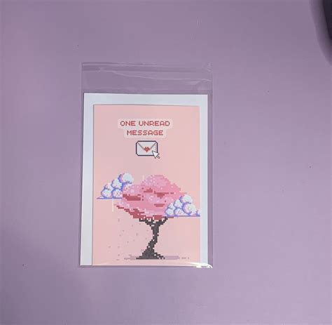 8 Bit Cherry Blossom Happy Birthday Video Game Inspired Etsy