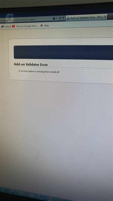 How Can I Fix This The Add On Works Perfectly Fine When I Drag The Xpi File But I Cant Upload