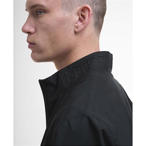 Barbour International Re Duke Showerproof Wax Jacket Black Bk11