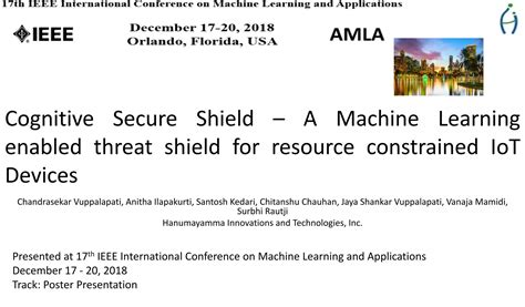 cognitive secure shield a machine learning enabled threat shield for resource constrained iot