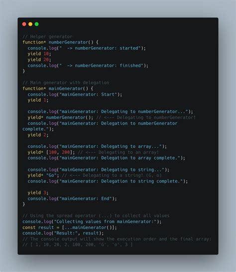 Javascript Js Generators Es6 Yield Delegation Composition