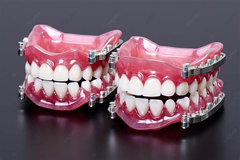 Braces On Top And Bottom Row Background Health Management Orthodontics Background Image And