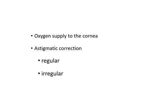 Indication Of Rgp Lens In Corneal Abnormalties Pptx