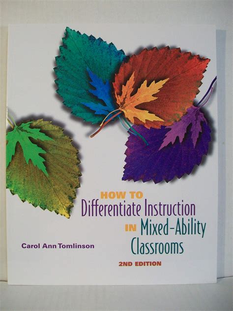 How To Differentiate Instruction In Mixed Ability Classrooms By Carol