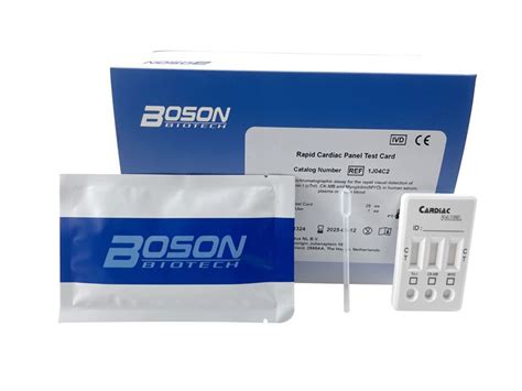 사용자 지정 빠른 심장 패널 테스트 카드 제조업체 공급 업체 Boson