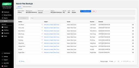 Searching For Objects In Backup Veeam Data Cloud For Microsoft 365