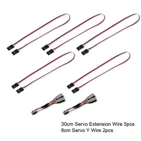 Servo 1 7g 2 0g 2 5g 4 3g 5g 9g 17g 37g Metal Servo Wire For RC Radio Control Electric Airplane