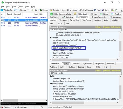 User Agent Client Hints