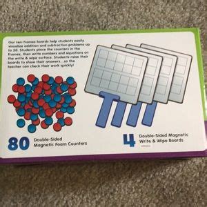 Lakeshore Office Lakeshore Magnetic Ten Frame Boards Poshmark