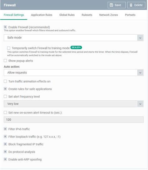 How To Configure General Firewall Settings In A Windows Profile