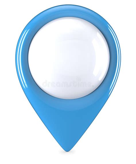 Blue GPS Pointer Stock Illustration Illustration Of Front 102356273