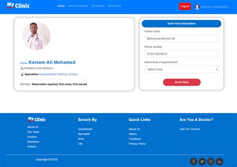Github Hameedhassandevmy Clinic Ui Angular My Clinic Is The Easiest Way Of Booking The Best