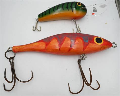 Two Extra Large Fishing Lures Auction