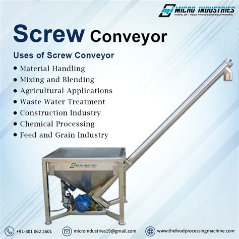 Screw Conveyor Manufacturer In Indore India Screw Conveyor Supplier In Indore