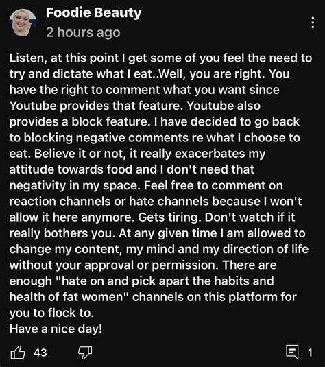 Latest Community Post Shes Back To Blocking Negativity And Of