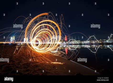 Steel Wool Photography Involves Setting Light To Steel Wool And Then