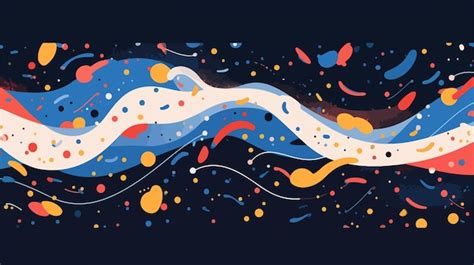 Colorful Vector Particle Flow Array Abstract Background Premium Ai Generated Vector