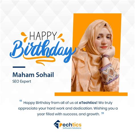 Etechtics Happybirthday Teamappreciation Cheerstoyou Specialday