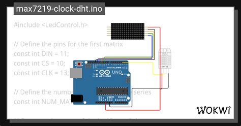 Max7219 Clock O Copy Wokwi Esp32 Stm32 Arduino Simulator