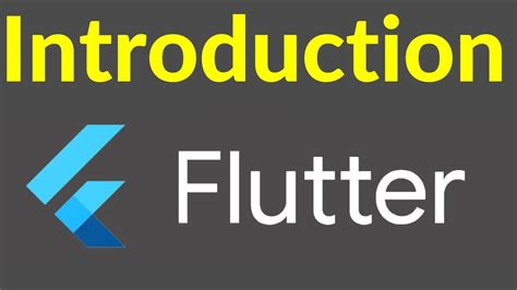 Flutter Tutorials 1 Introduction Android And Ios Dart Youtube