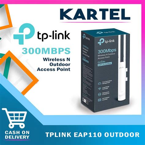 TP Link Omada EAP110 Outdoor 300Mbps Wireless N Outdoor Access Point EAP 110 Outdoor TP LINK