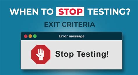 When To Stop Testing Exit Criteria By Arine Baghdasaryan Fintegro