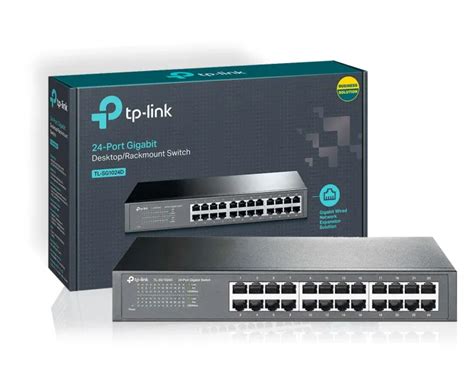Tp Link Tl Sg1024d 24 Port Gigabit Desktop Rackmount Switch สวิตช์ Gigabit 24 ช่อง พอร์ตทั้ง 24