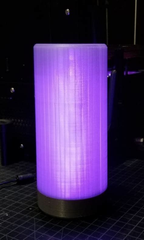rgb mood lamp wifi controlled 3d printer model download free stl file