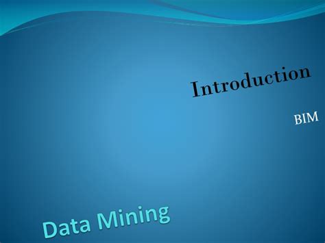 PPT Data Mining PowerPoint Presentation Free Download ID 1514598