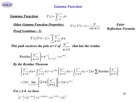 Gamma Function Ppt