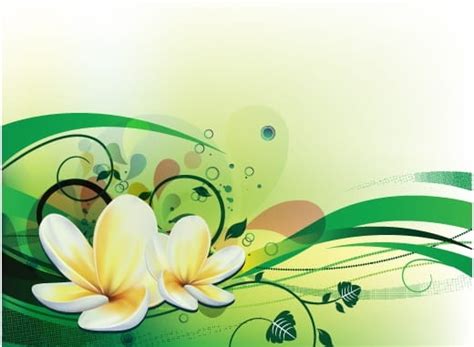Plumeria와 벡터 일러스트 레이 션 Eps Uidownload