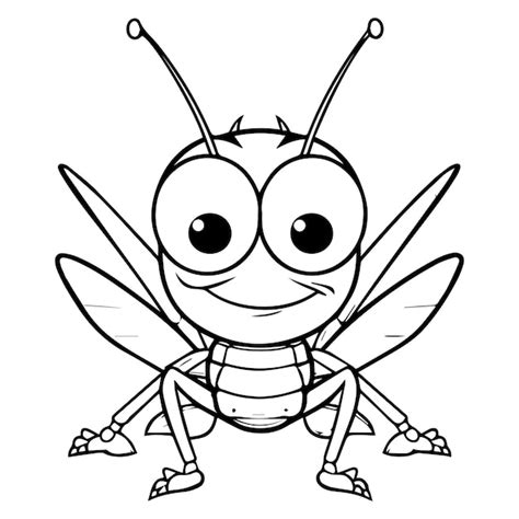 Grasshopper Coloring Picture 2025