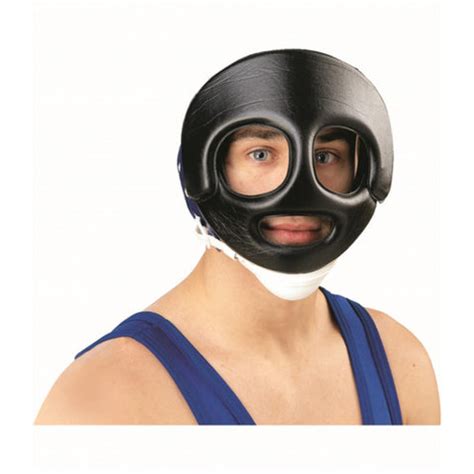 Face Guard with Chin Cup Assembly – American Wrestler