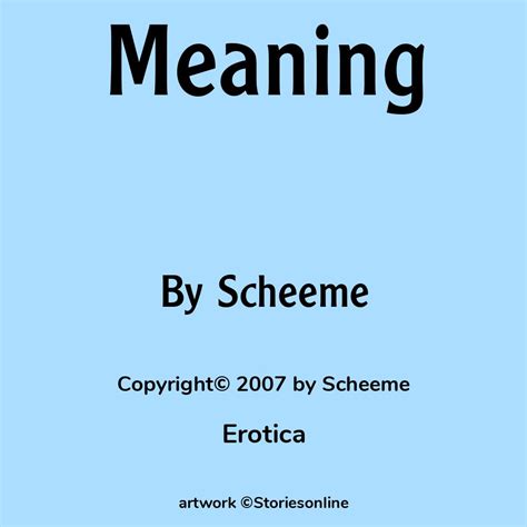 Meaning Erotica Sex Story