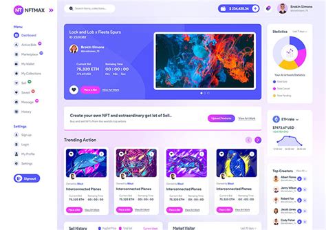 响应式nft数字作品网站后台管理系统网页html5模板云部落资源网