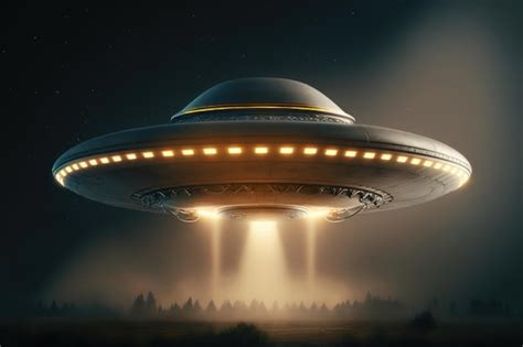 Premium Photo Ufo Unidentified Flying Object Ai Generated