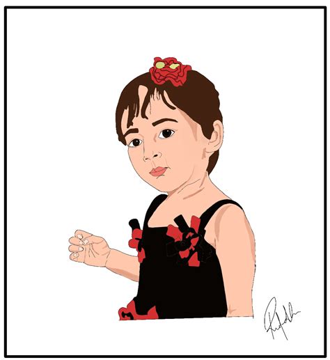 Portrait Of My Sister Riddhi Rustagi Illustrations Art Street