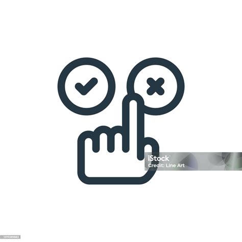 투표 선거 개념에서 아이콘 벡터가 없습니다 편집 할 수없는 스트로크의 얇은 선 그림입니다 웹 및 모바일 앱 로고 인쇄 미디어에 사용할 선형 기호가 없습니다 0명에 대한 스톡