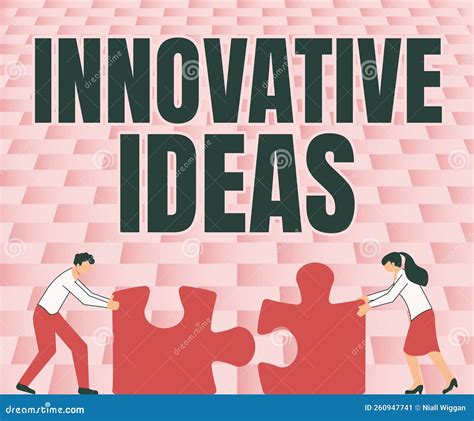 Conceptual Caption Innovative Ideas Business Showcase Concepts That