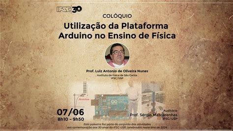 UtilizaÇÃo Da Plataforma Arduino No Ensino De FÍsica 07042024 Youtube