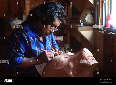 Nass River Valley Nisgaa Carver Alver Tait British Columbia Canada