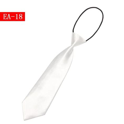 Corbata Pequeña De Color Liso Para Niños Cinturón Elástico Corto De