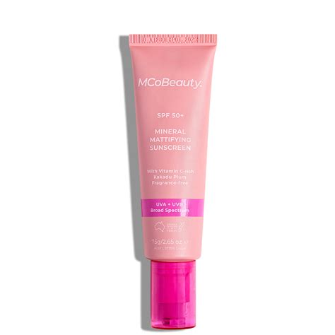 Mcobeauty Mineral Mattifying Sunscreen Spf 50 75g Lookfantastic