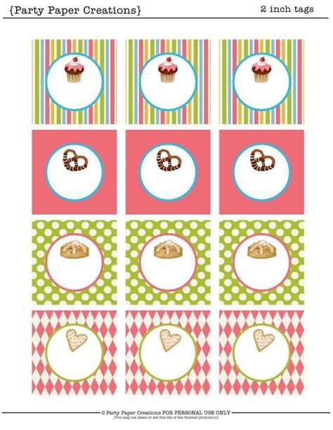 Printable Bake Sale Labels Label Printable
