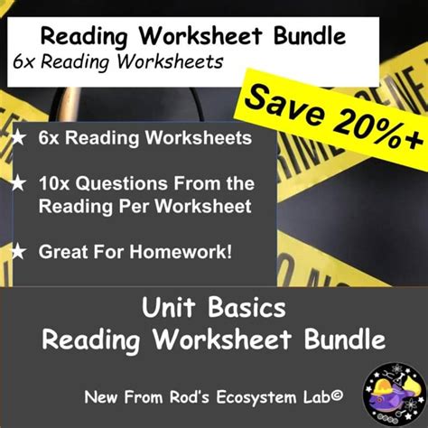 Forensic Anthropology And Odontology Unit Basics Reading Worksheet Bundle