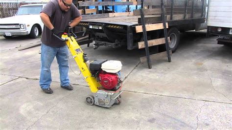 Von Arx Sase 10” Concrete Scarifier Planer Grinder 9 Hp Honda Engine