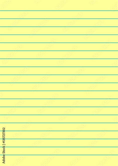 Vetor De Notebook Paper Background Yellow Lined Paper Do Stock Adobe Stock