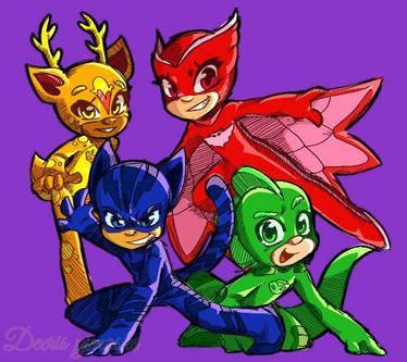 Explore The Best Pjmasks Art Deviantart