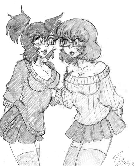 Sexy Nerd Duo By Escafa On Deviantart