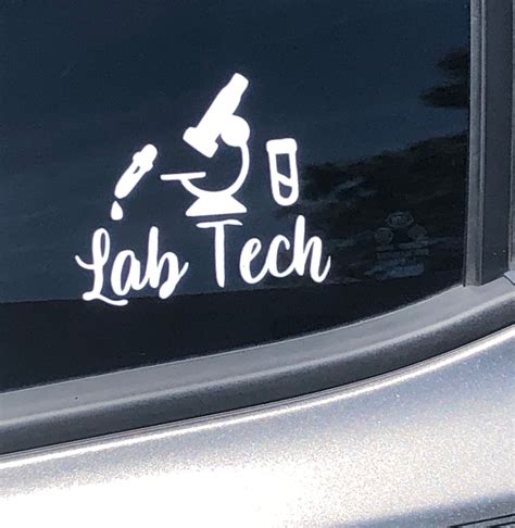 Lab Tech Decal Etsy